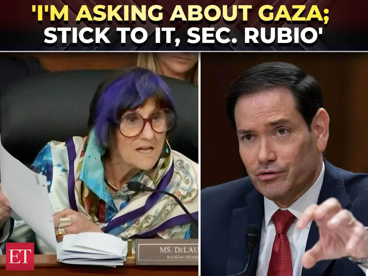 Only after demilitarization of Hamas: Rubio fires back as DeLauro ...