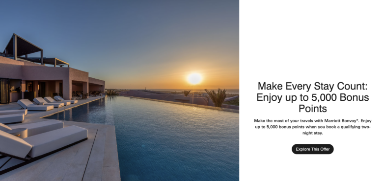 New Marriott Bonvoy promotions: Up to 10,000 points per stay, plus ...