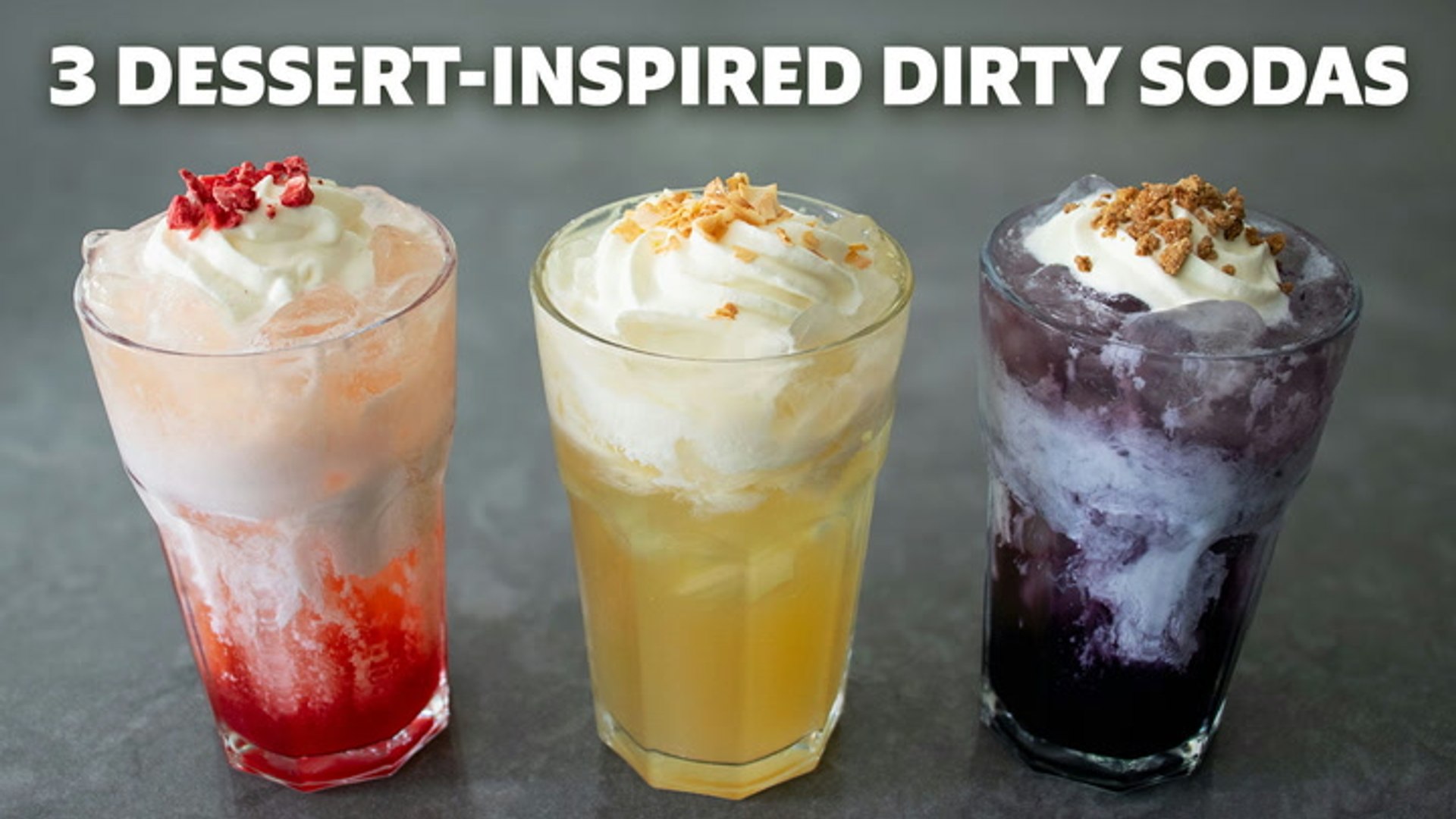 How to make 3 dessert-inspired dirty sodas