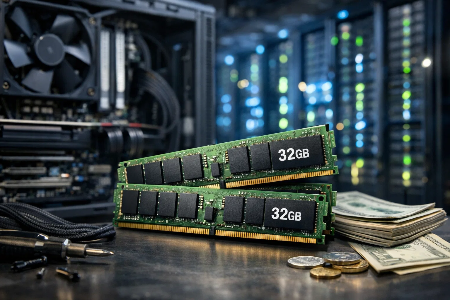 La RAM DDR5 ora costa quanto una CPU: colpa dell’AI