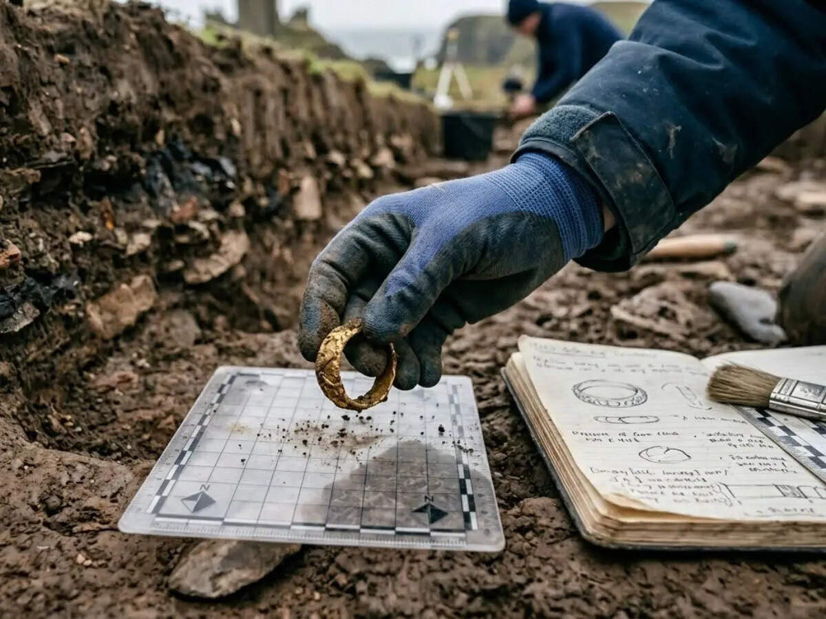 In 2024, a beginner archaeologist’s first 90 minutes on a dig uncovered ...