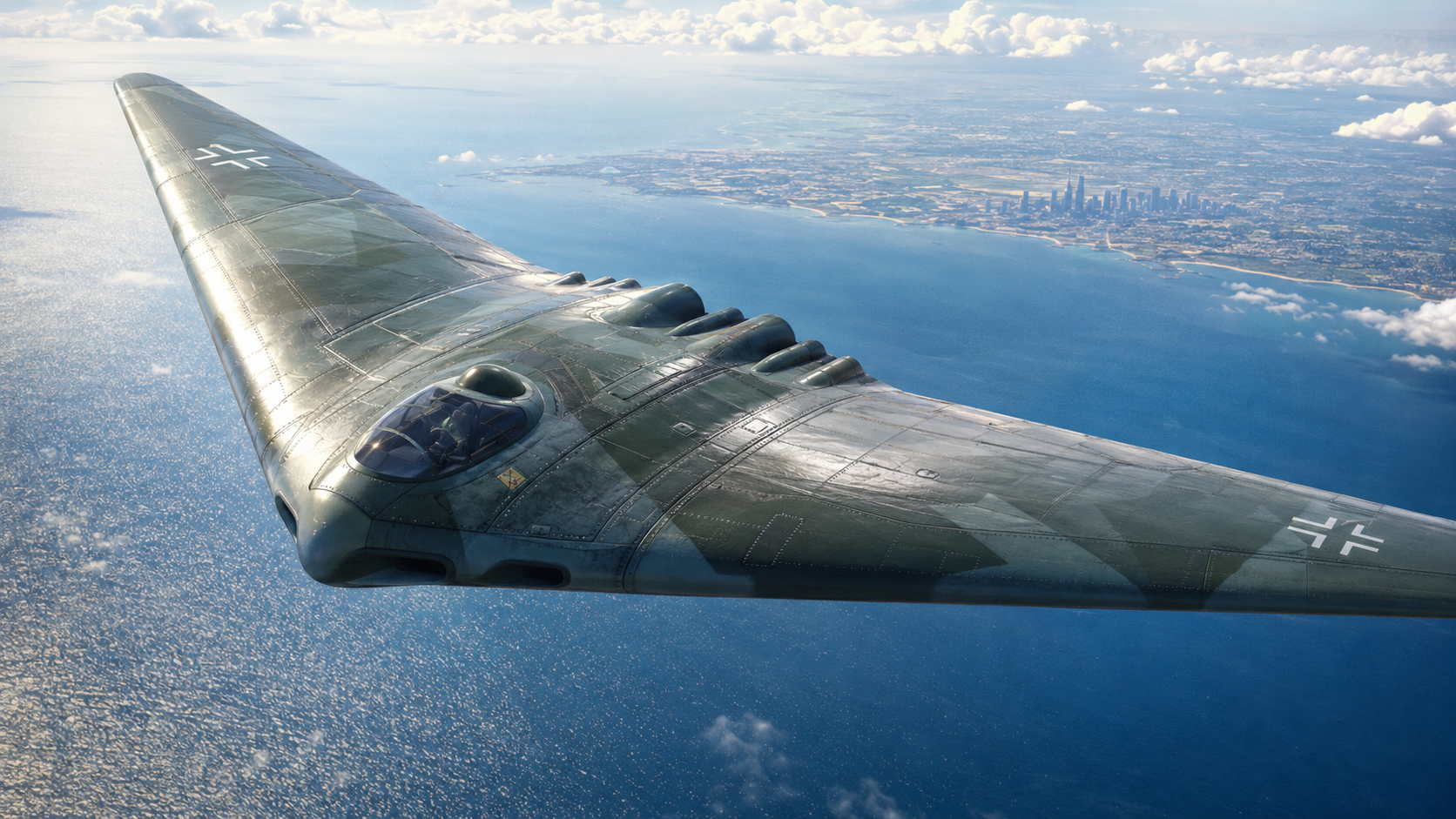 The Nazi bomber built to reach New York - The Horten HXVIII