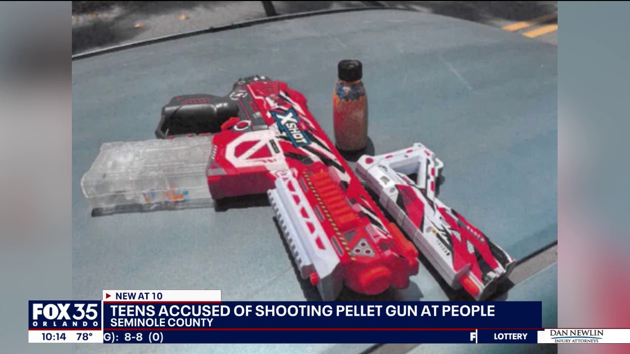 Teens accused of shooting gun beads at random strangers