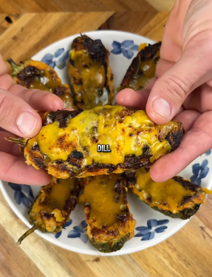 Dill pickle jalapeño poppers 🥒🌶️🔥 best snack ever, crispy, cheesy ...