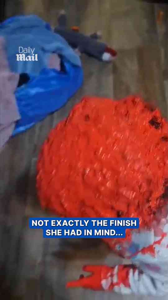 Toddler twins unleash double the chaos in freshly painted room
