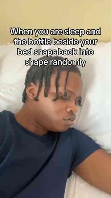 When you were asleep in a weird position and your body snaps back into ...