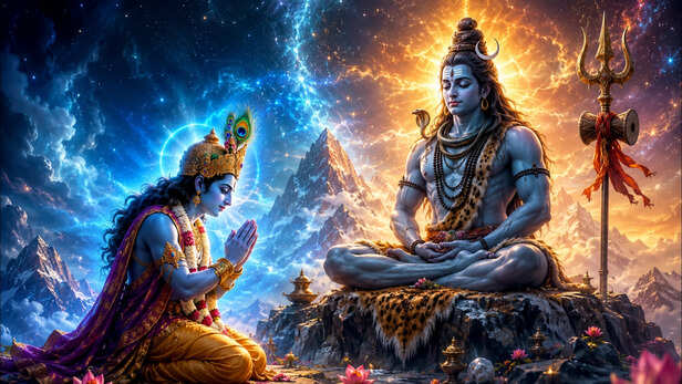 Why did Krishna worship Shiva despite being God himself?