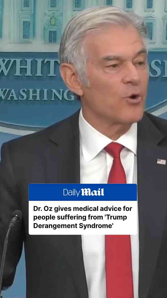 Dr. Oz weighs in after question about 'Trump derangement syndrome'