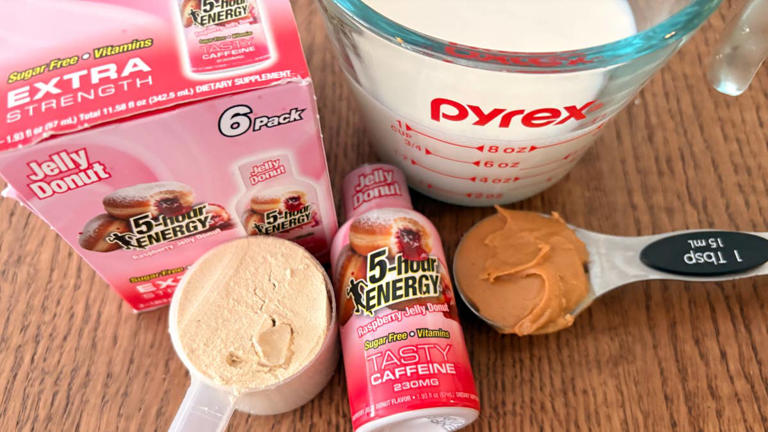 I put a donut-flavored energy shot in my protein shake—and it actually ...