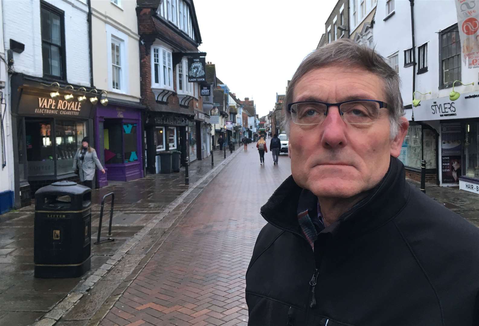 Canterbury City Council leader Alan Baldock and Maidstone Borough ...