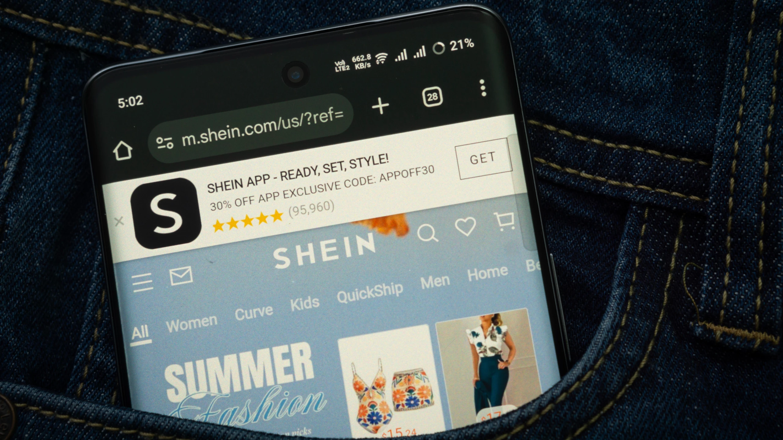 Shein condamné à 22 millions d’euros d’amendes