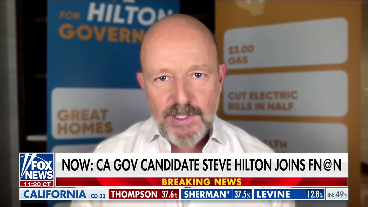 California gubernatorial candidate Steve Hilton on state's future ...