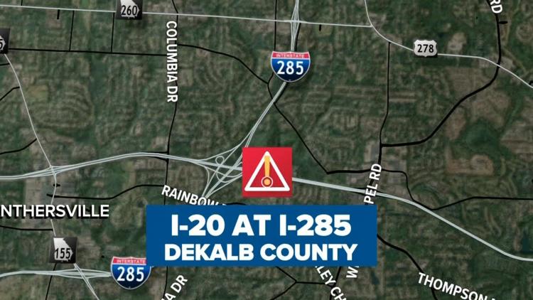 I-20 WB drivers in DeKalb need to prepare to exit early to I-285 and ...