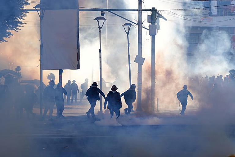 Bolivian ministers resign as weeks of protests against economic crisis ...