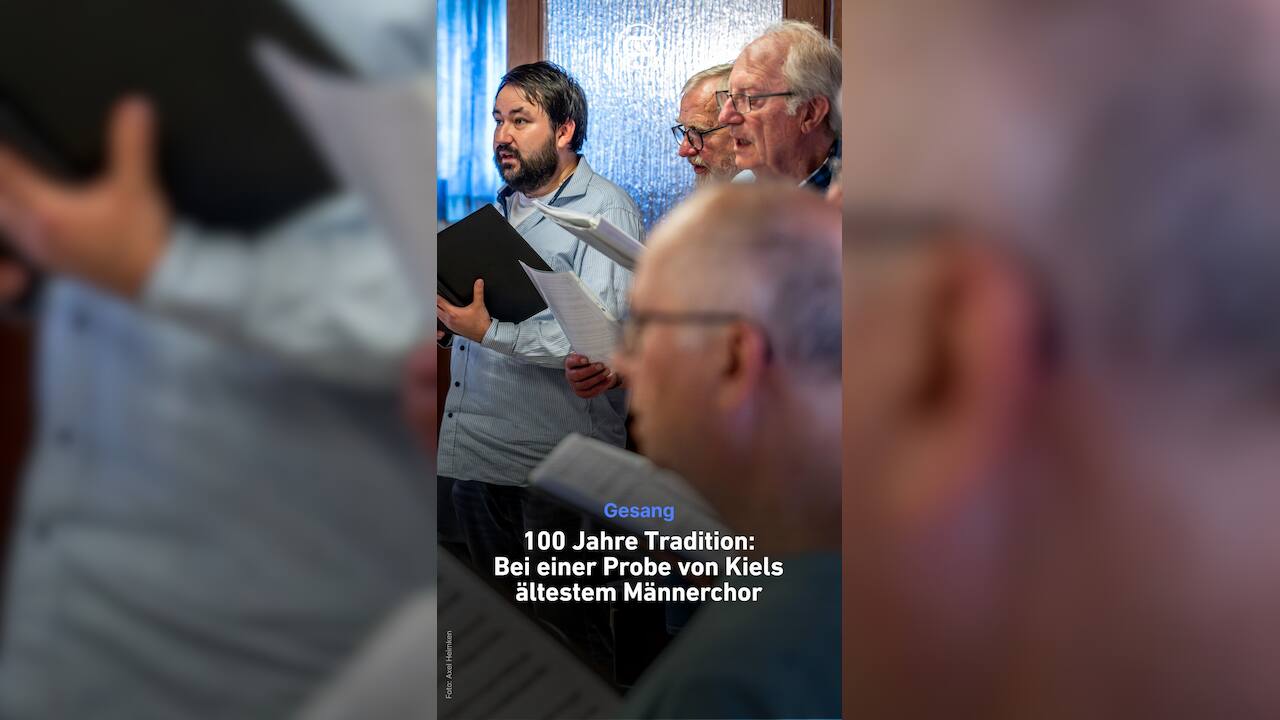 Video: Bei einer Probe von Kiel ältestem traditionellen Männerchor