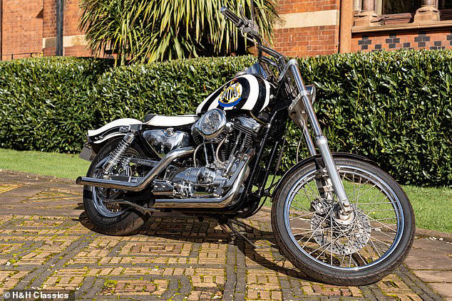 Kevin Keegan's one-off Harley-Davidson motorcycle to be auctioned after ...