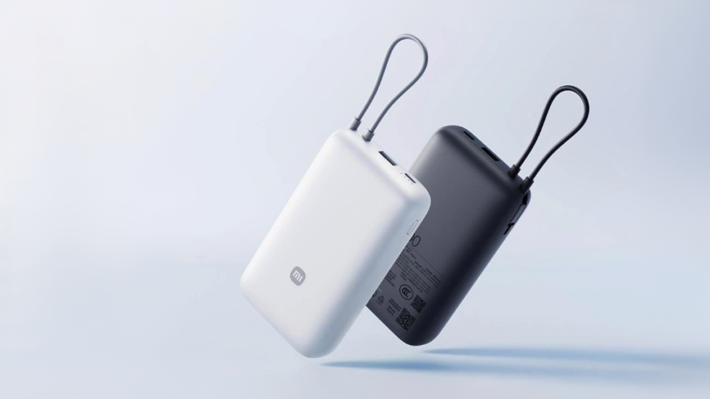 Xiaomi 20000mAh 22.5W power bank (2026) launches with built-in USB-C cable