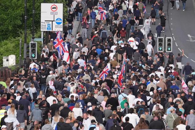 Nationalist group joins protest outside police station after student's ...