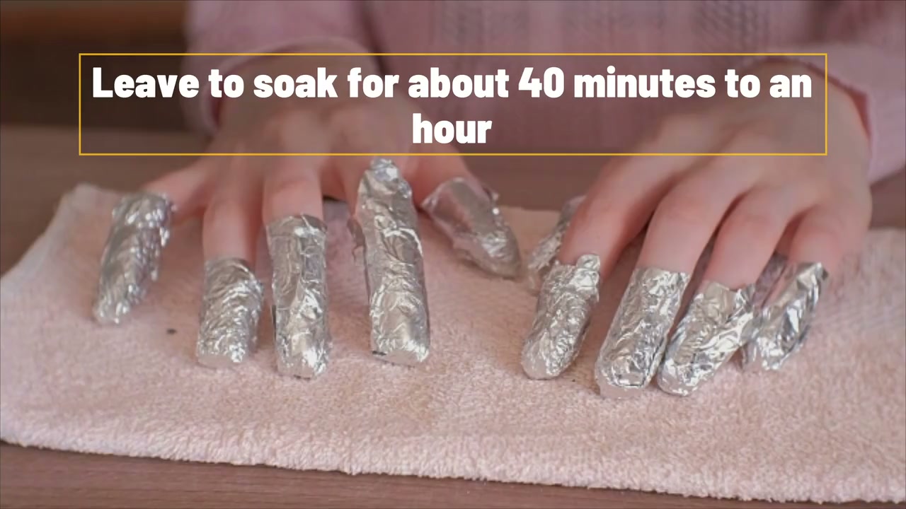 The best way to remove acrylic nails at home