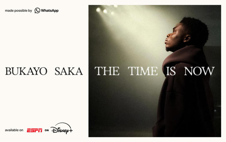 Arsenal star Bukayo Saka to tell story in doc film The Time Is Now
