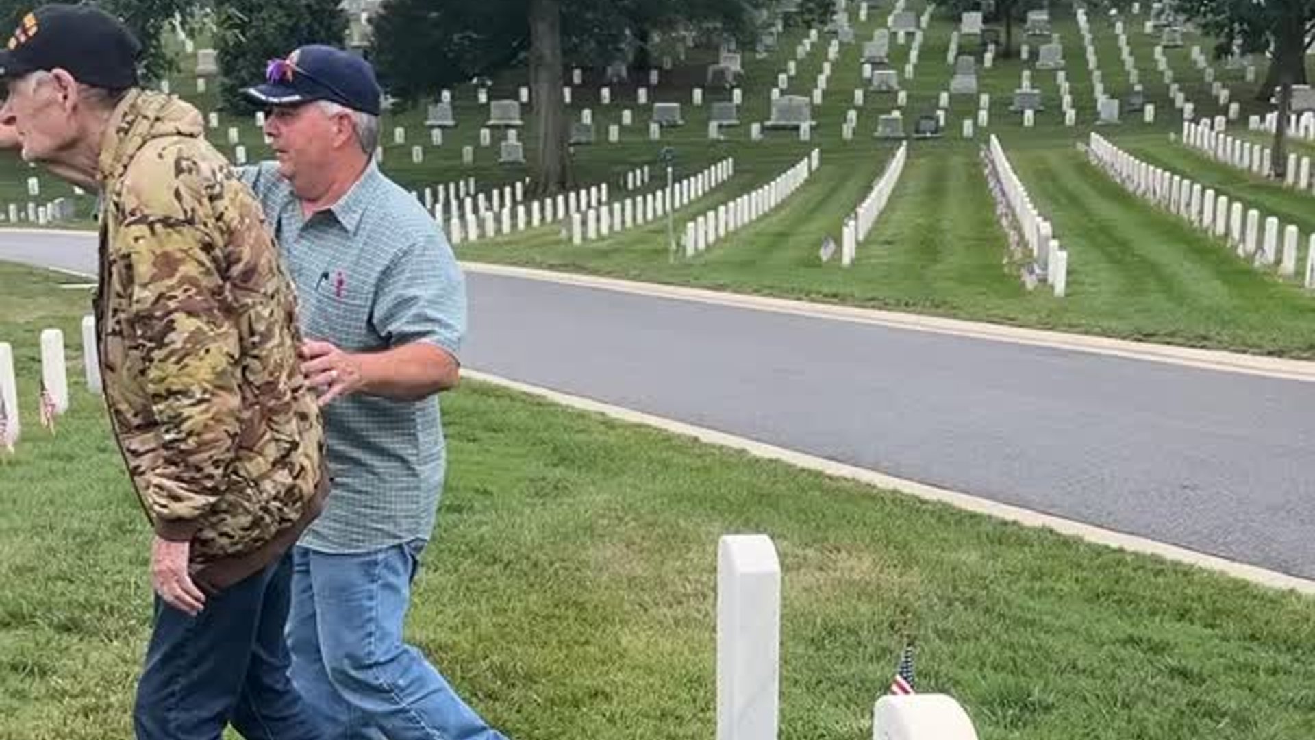Marines remember a friend at Arlington