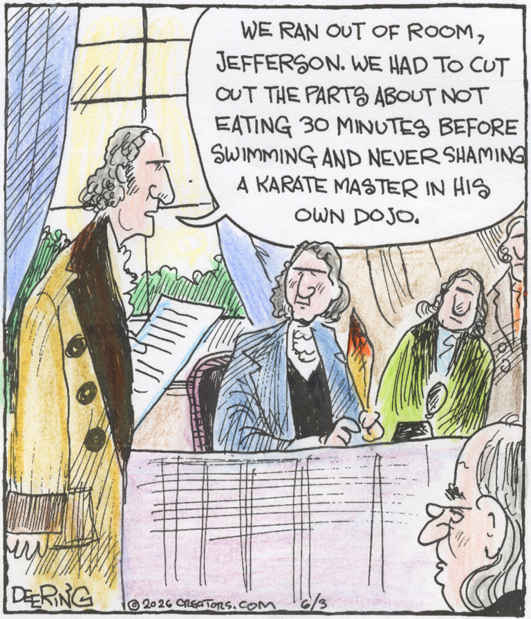 The latest comic strips from the Creators Syndicate (6/3)