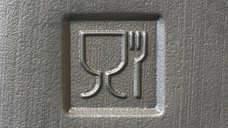 What that fork and plate symbol means on the bottom of plastic food ...