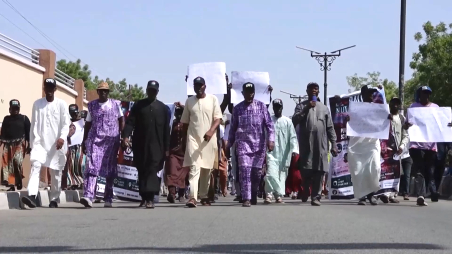 Teachers in northern Nigeria protest abduction of school children