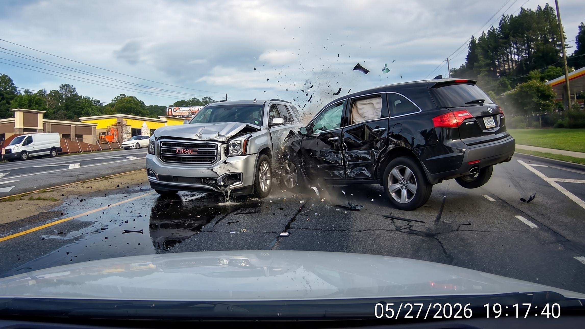 How one dangerous U-turn on yellow caused a violent crash