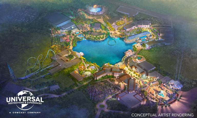 Universal's new Bedford theme park unveils its official logo as it ...