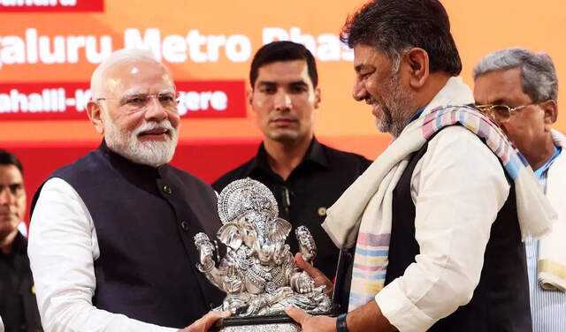 Prime Minister Modi congratulates DK Shivakumar on taking office as ...