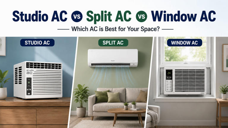 Studio AC vs split vs window AC: Which one is affordable and offers ...