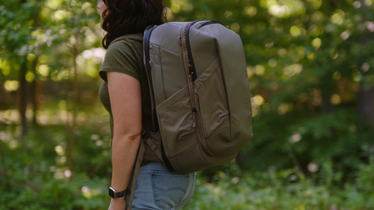This Peak Design travel camera bag isn’t a backpack; it’s two