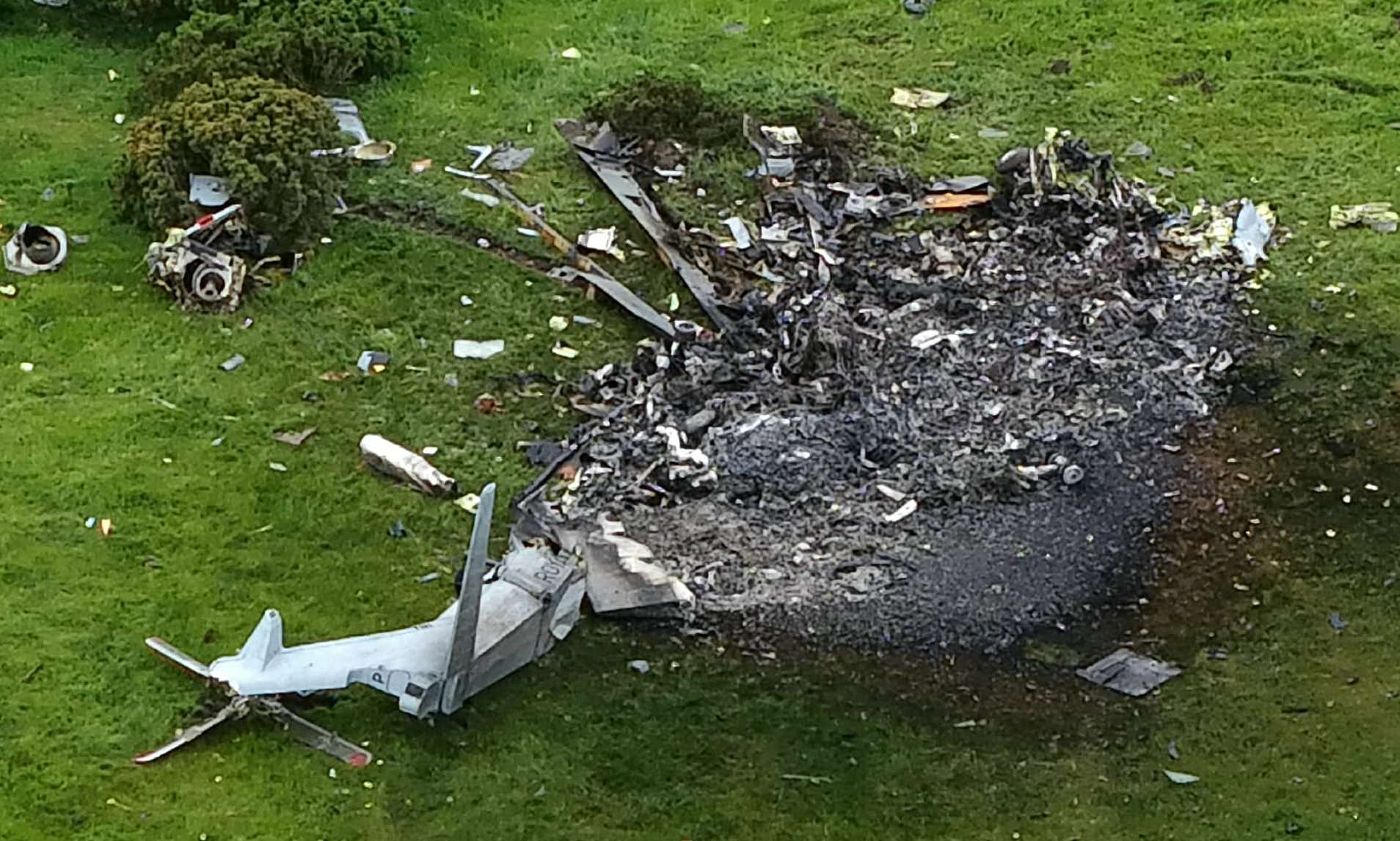 Royal Navy helicopter crashes into field near MoD base in Devon