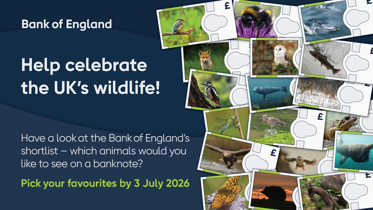 Animal banknotes: Have your say on new designs as Bank of England ...