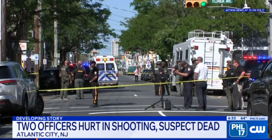 2 Atlantic City police officers shot while serving warrant