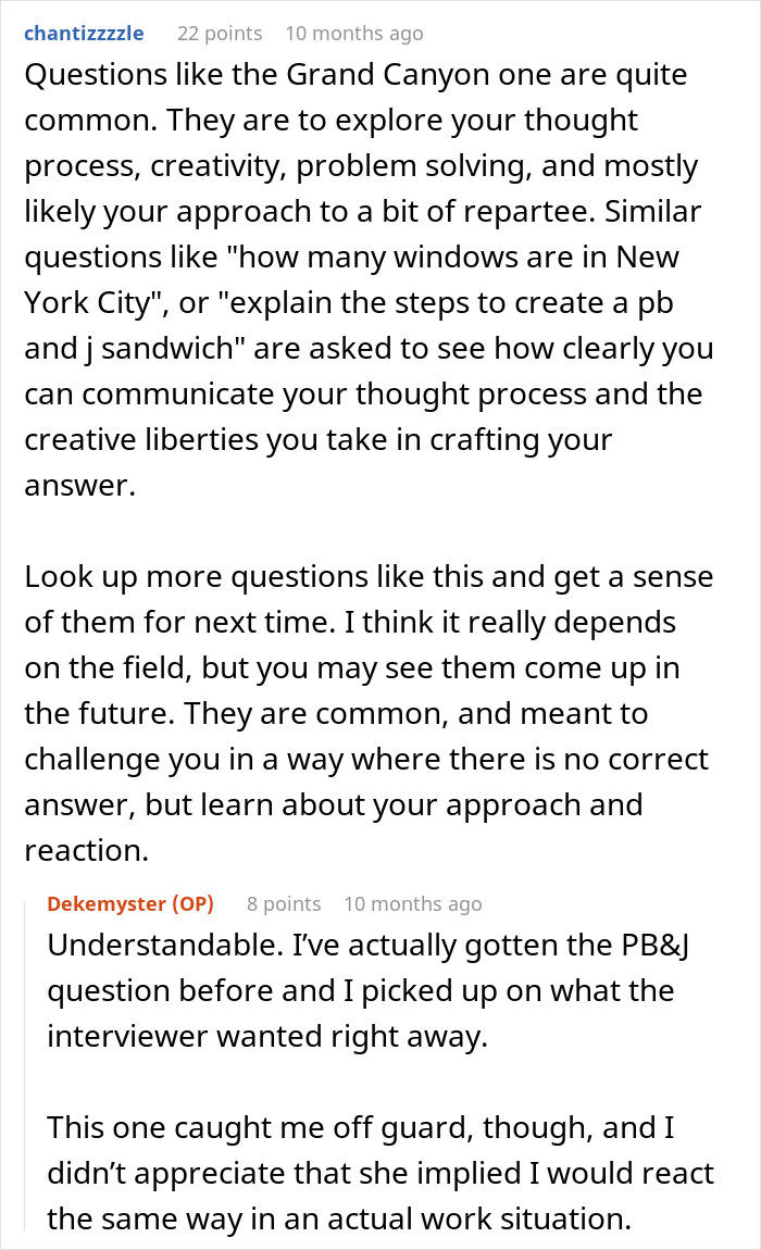 Man has no idea question about the Grand Canyon is a test to check his ...