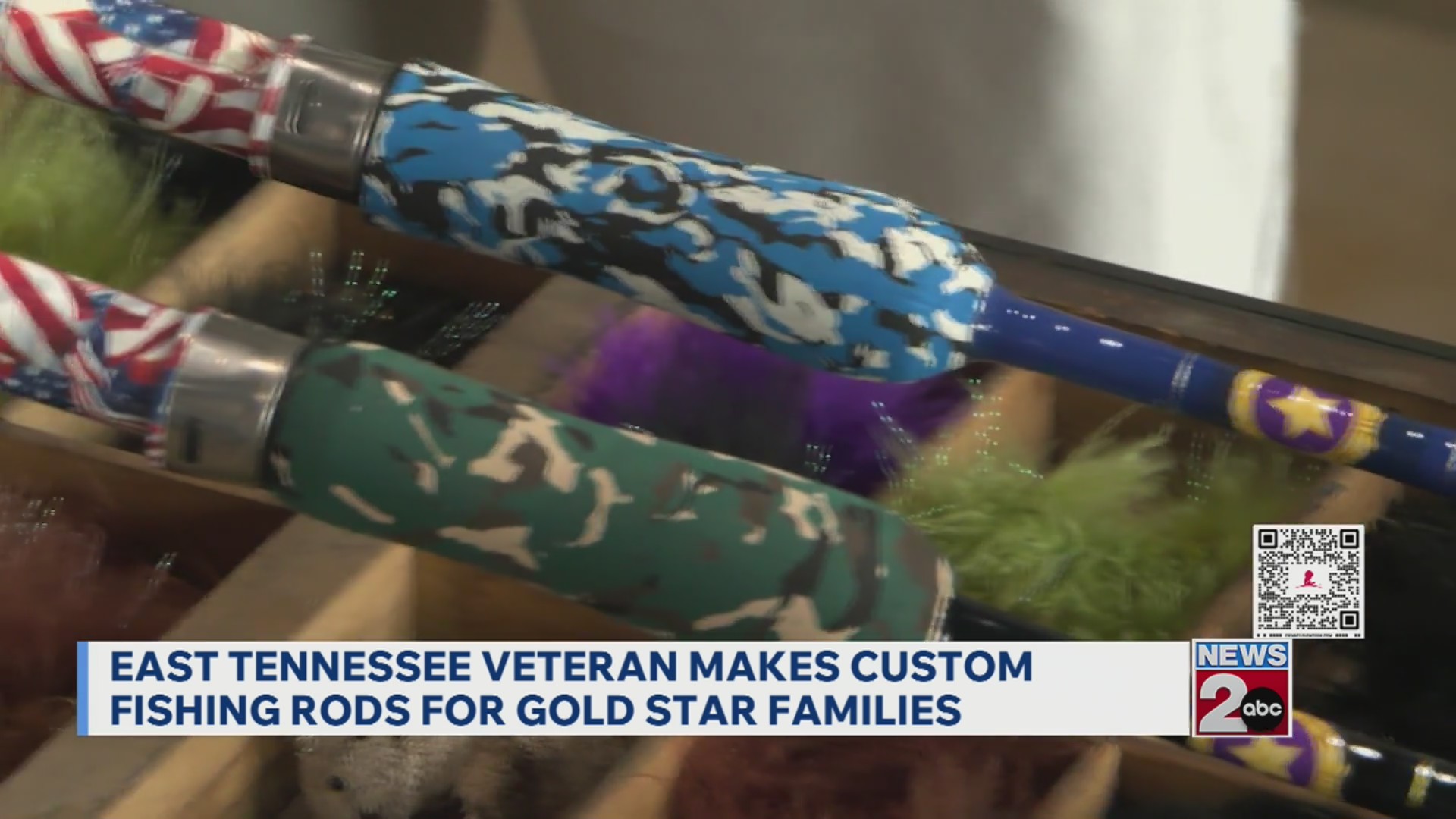 East Tennessee veteran makes custom fishing rods for Gold Star families