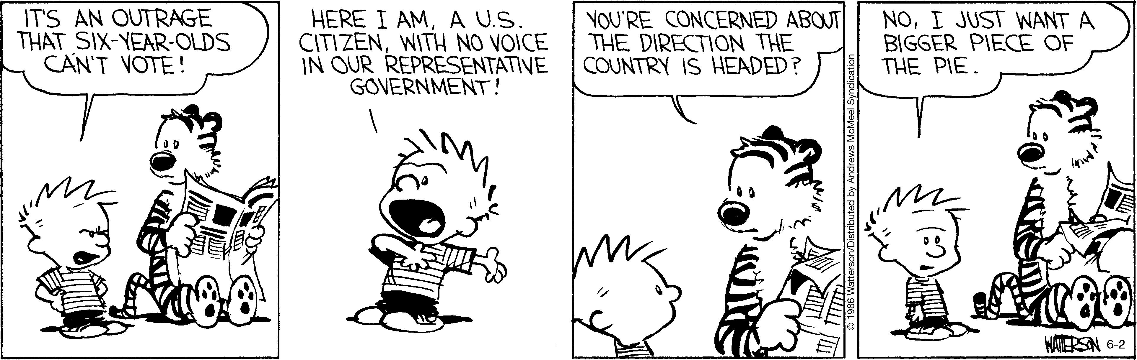 Calvin and Hobbes by Bill Watterson