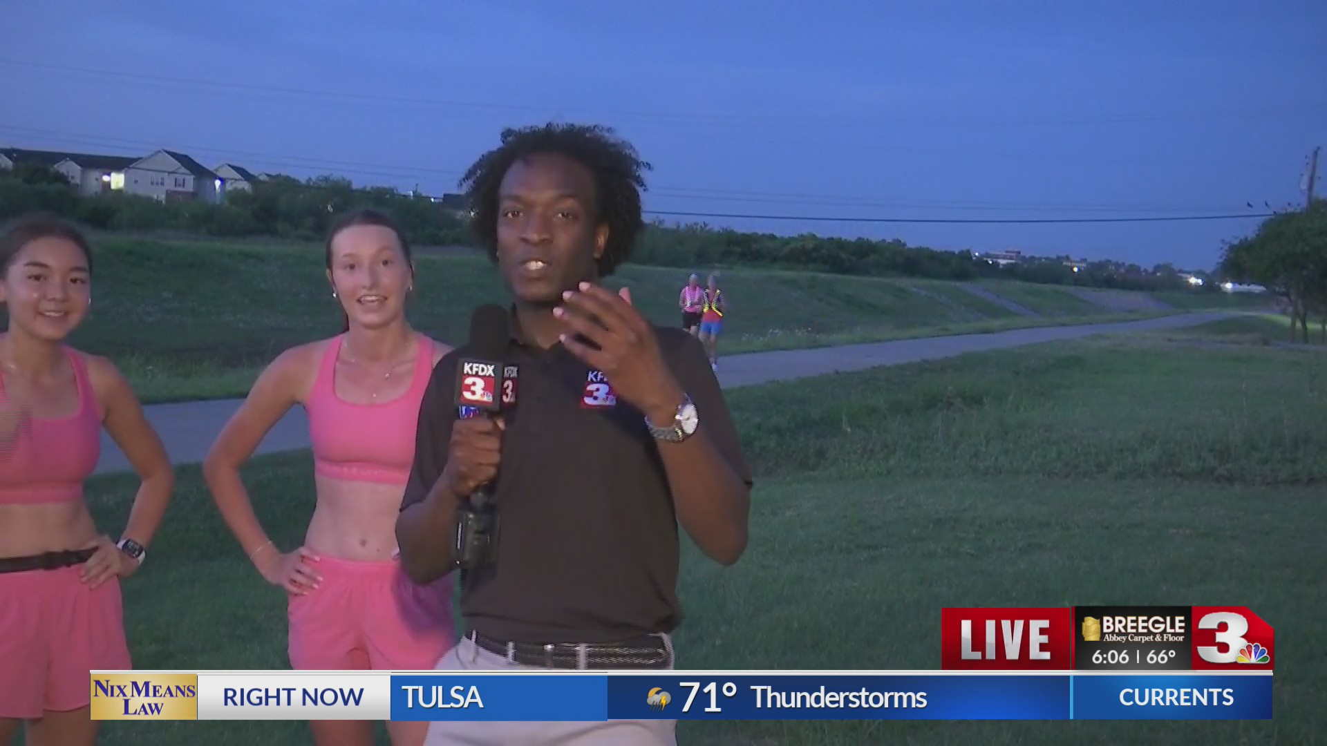 Global Run Day 2026 LIVE Morning Run KFDX 3 News @6a.m.