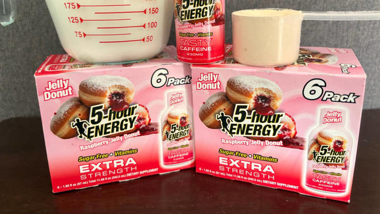 I put a donut-flavored energy shot in my protein shake—and it actually ...