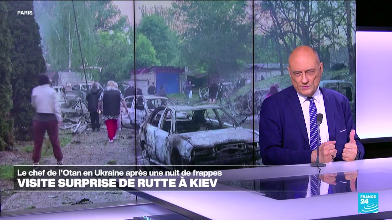 Ukraine : visite surprise du chef de l'OTAN Mark Rutte à Kiev après une ...