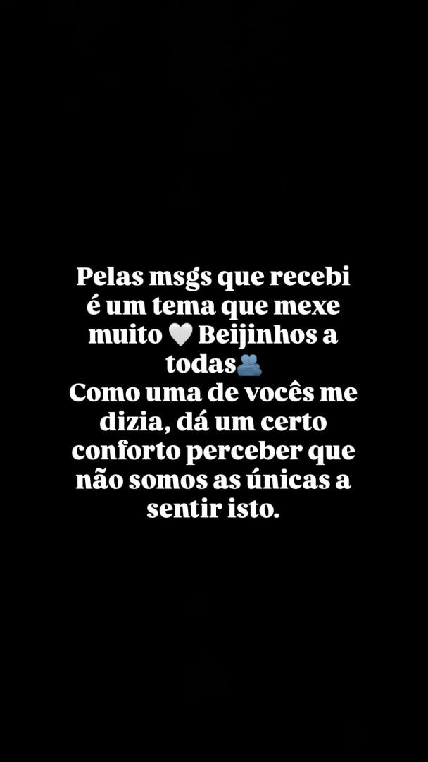 "Muitas vezes penso que estou longe de ser a mãe que gostava"