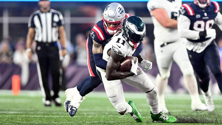 AJ Brown's history against Patriots isn't that vast