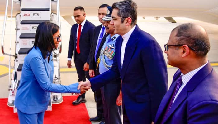 Venezuela's acting president Rodriguez arrives in India for 5-day visit ...