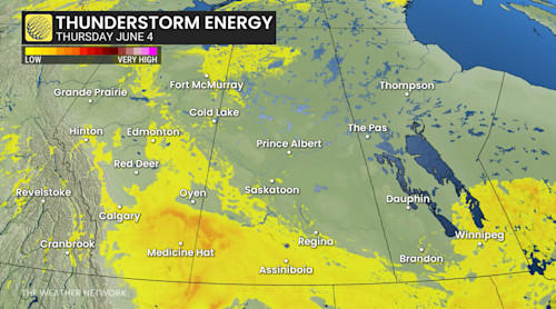 Tornado warning issued in southern Manitoba as severe storms fire up