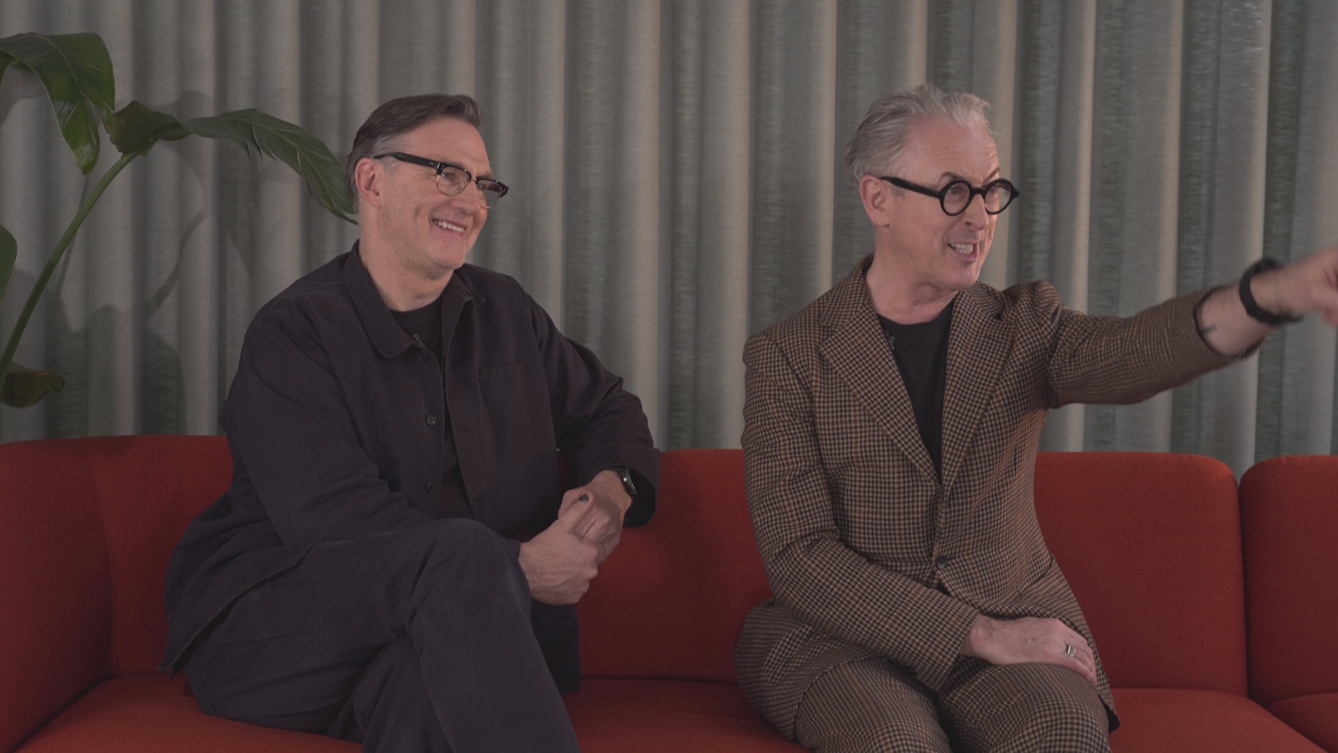 David Morissey & Alan Cumming talkTiptoe