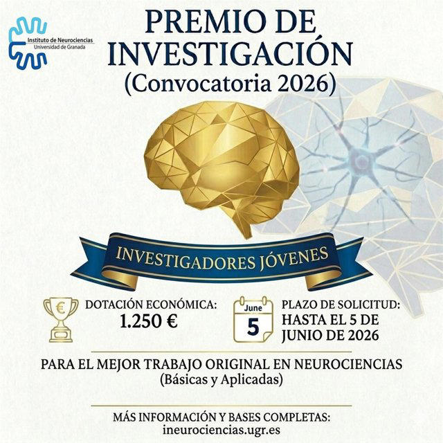 El Instituto de Neurociencias de la UGR lanza un premio de 1.250 euros ...