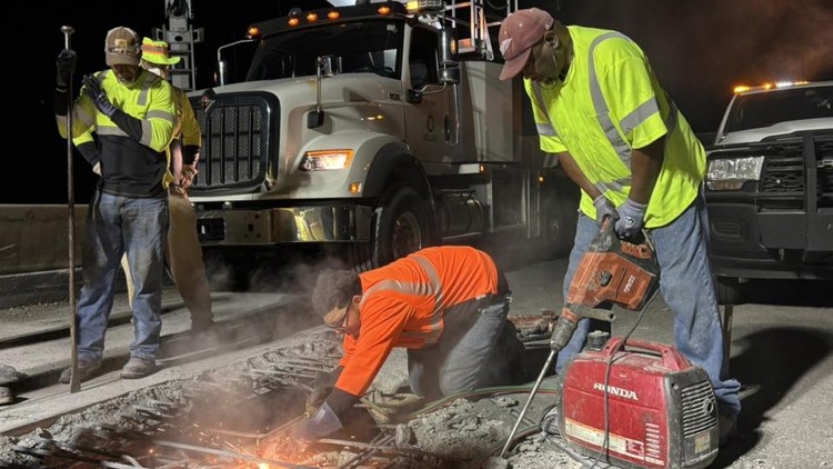 I-65 back open in Morgan County after overnight bridge repairs near Lacon