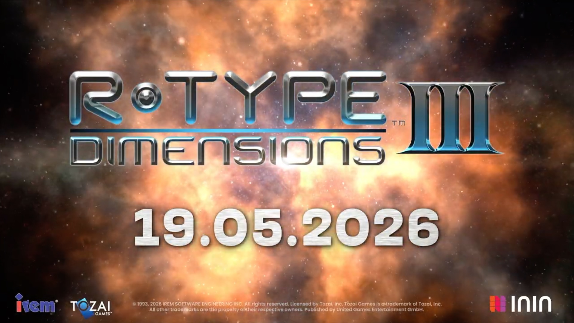 R-Type Dimensions 3 official release date teaser trailer